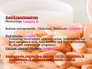 Drugs safety in pregnancy | PPT