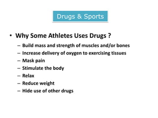 Drugs and sports | PPTX