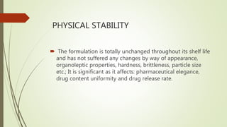 CLASSIFICATION AND NOMENCLATURE OF DRUGS AND STUBILITY | PPTX