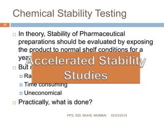 Drug stability | PPTX