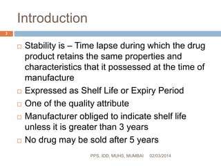 Drug stability | PPTX
