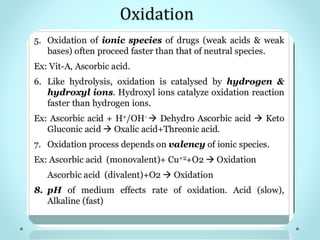 Drug stability | PPTX