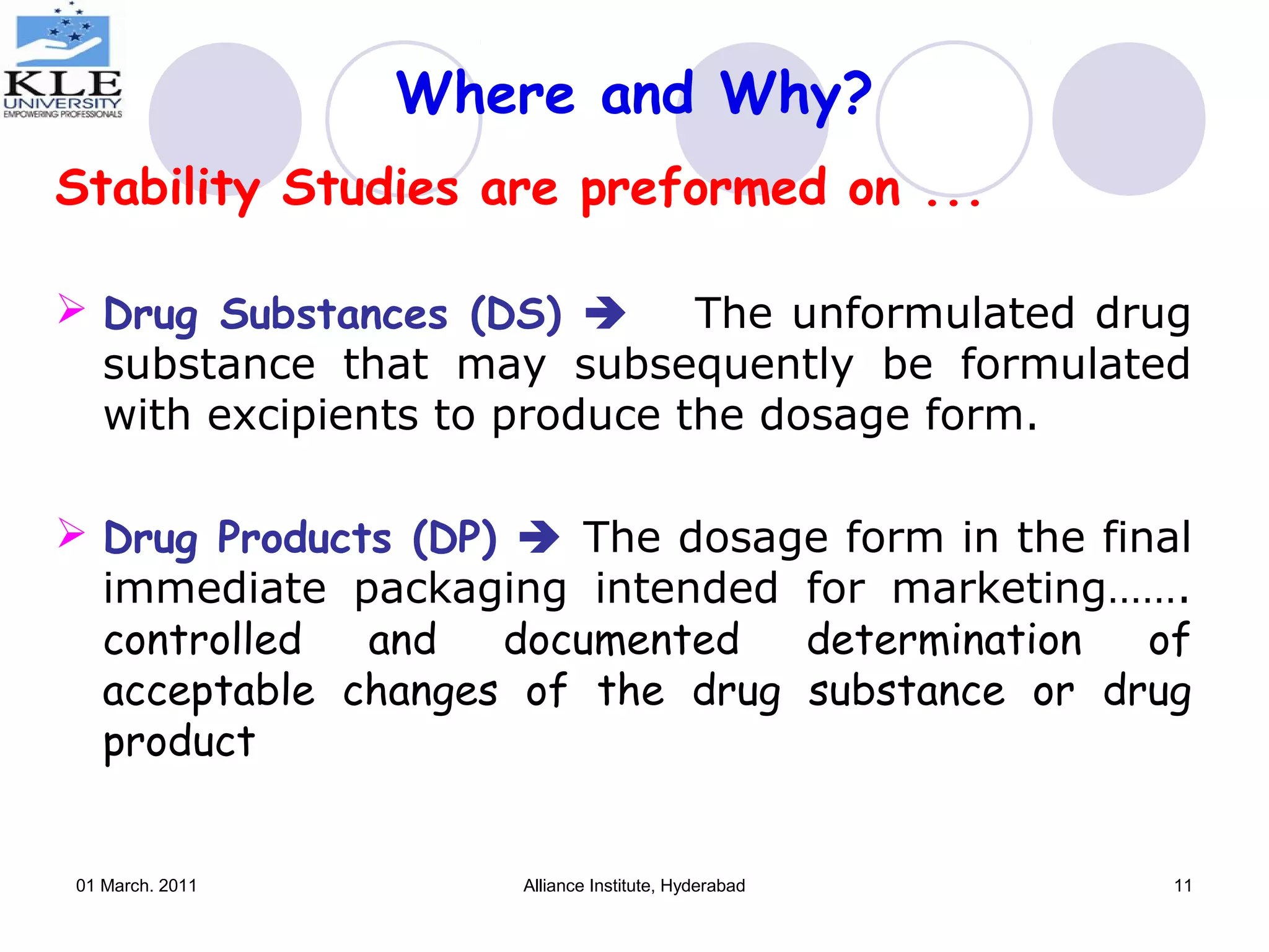 Drug stability and stabilization techniques | PPT