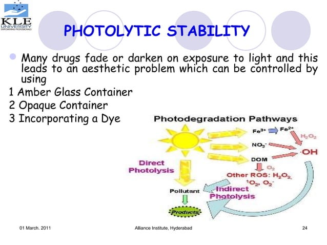 Drug stability and stabilization techniques | PPT | Substance Abuse ...