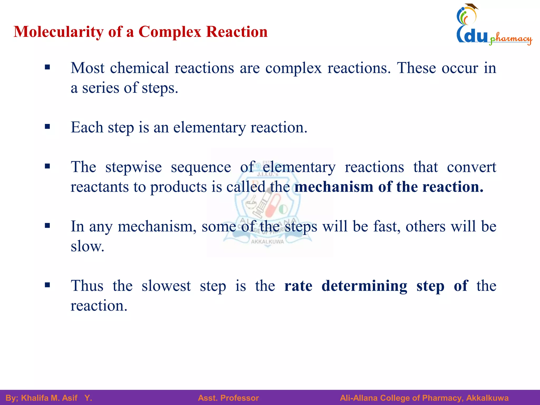 Drug stability & chemical kinetics Part1 | PPT