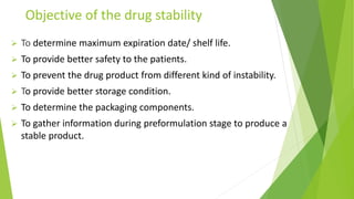 Drug stability consideration and degradation | PPTX | Substance Abuse ...