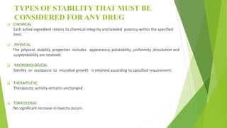 Drug stability consideration and degradation | PPTX | Substance Abuse ...