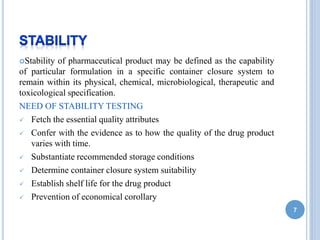 Drug stability | PPT
