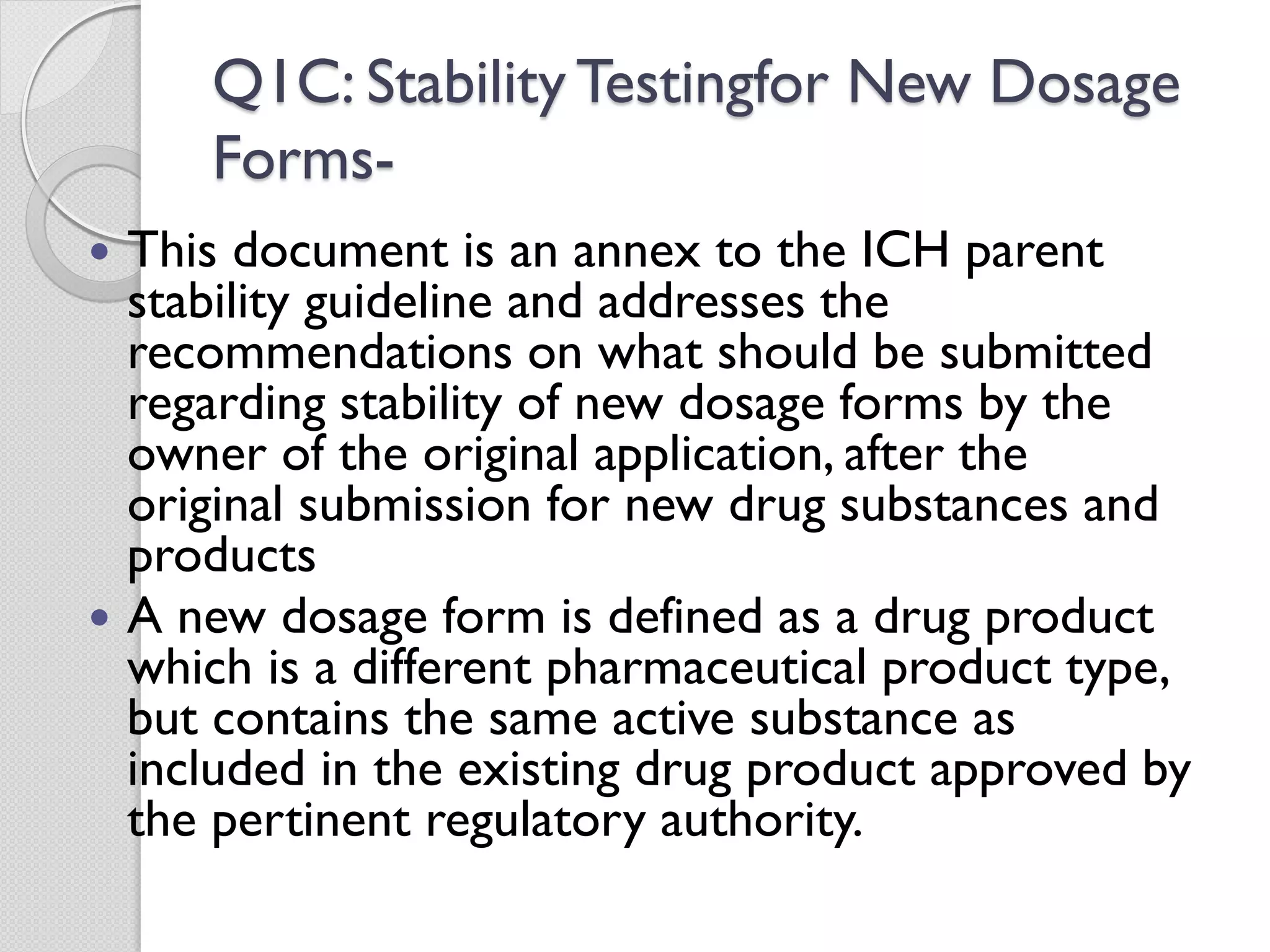 Drug Stability IcH q9 | PDF