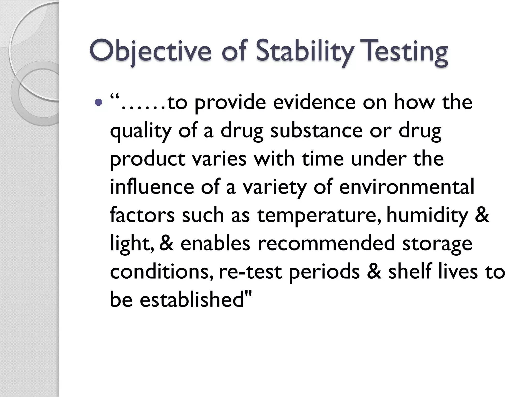 Drug Stability IcH q9 | PDF