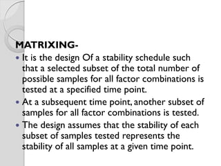 Drug Stability IcH q9 | PDF