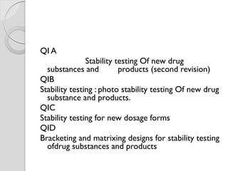 Drug Stability IcH q9 | PDF