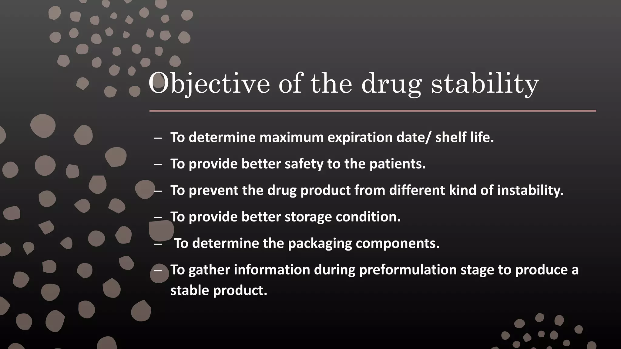 Drug stability | PPTX