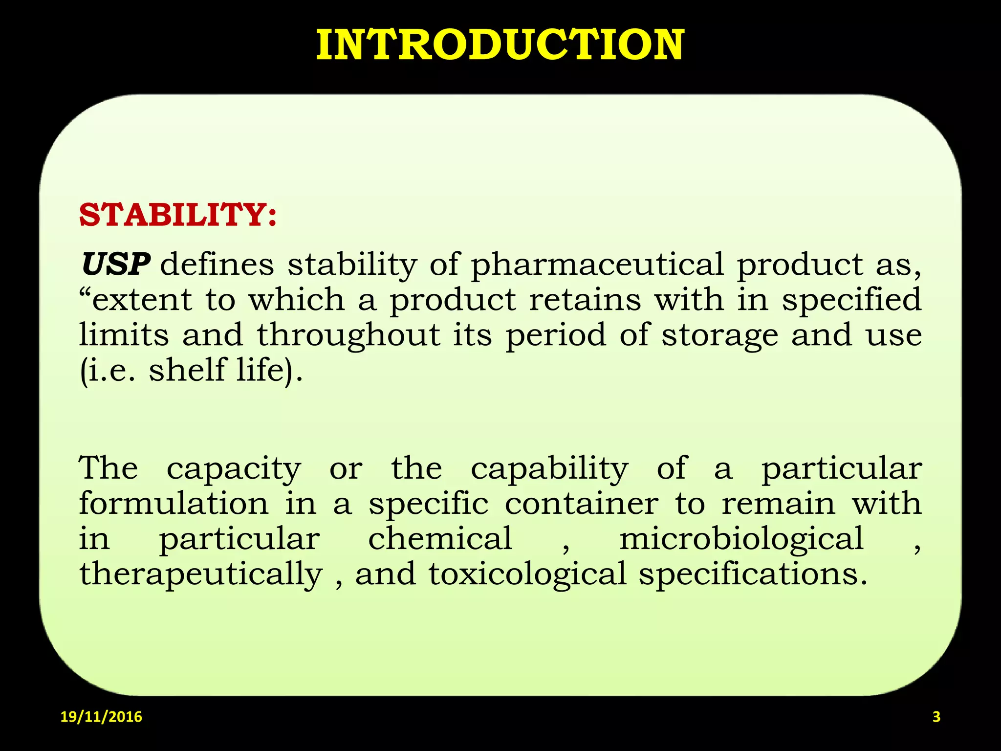 Drug stability | PPTX