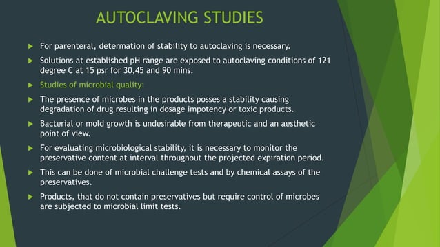 Drug stability studies | PPTX