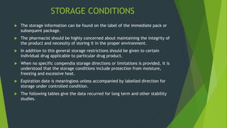 Drug stability studies | PPTX