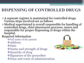 Drug standard & lageslation | PDF