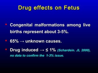 Drugs & teratogenicity around pregnancy | PPT