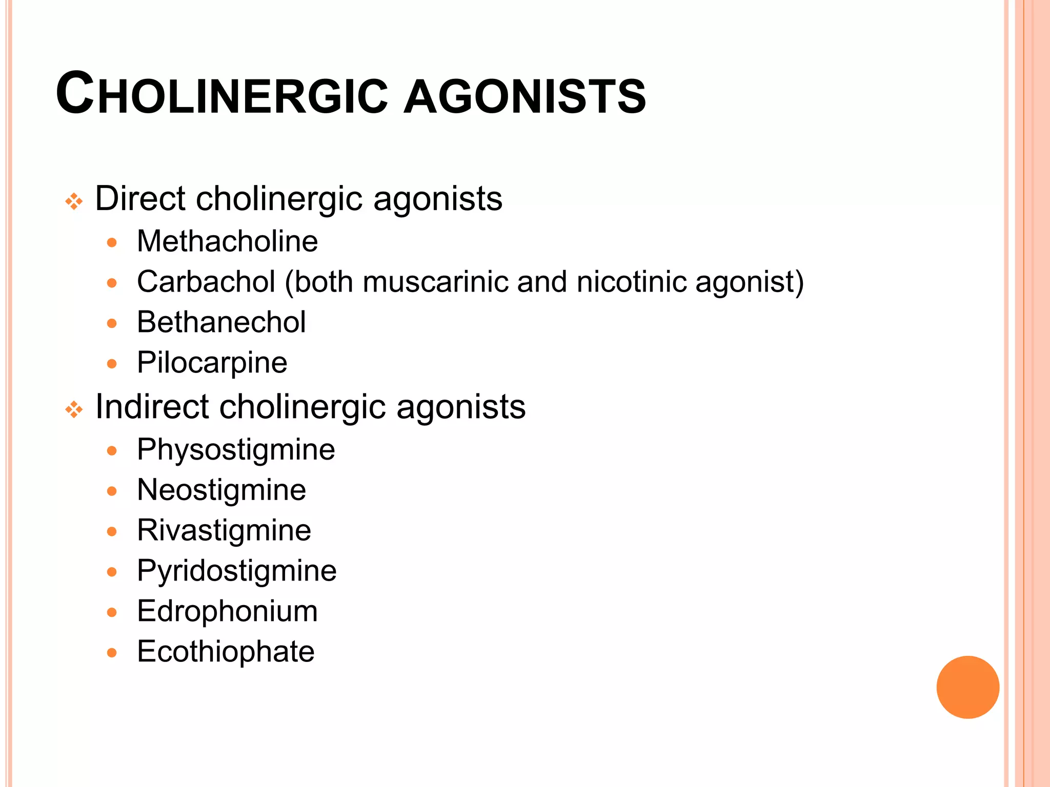 Drugs that affect the autonomic nervous system | PPTX