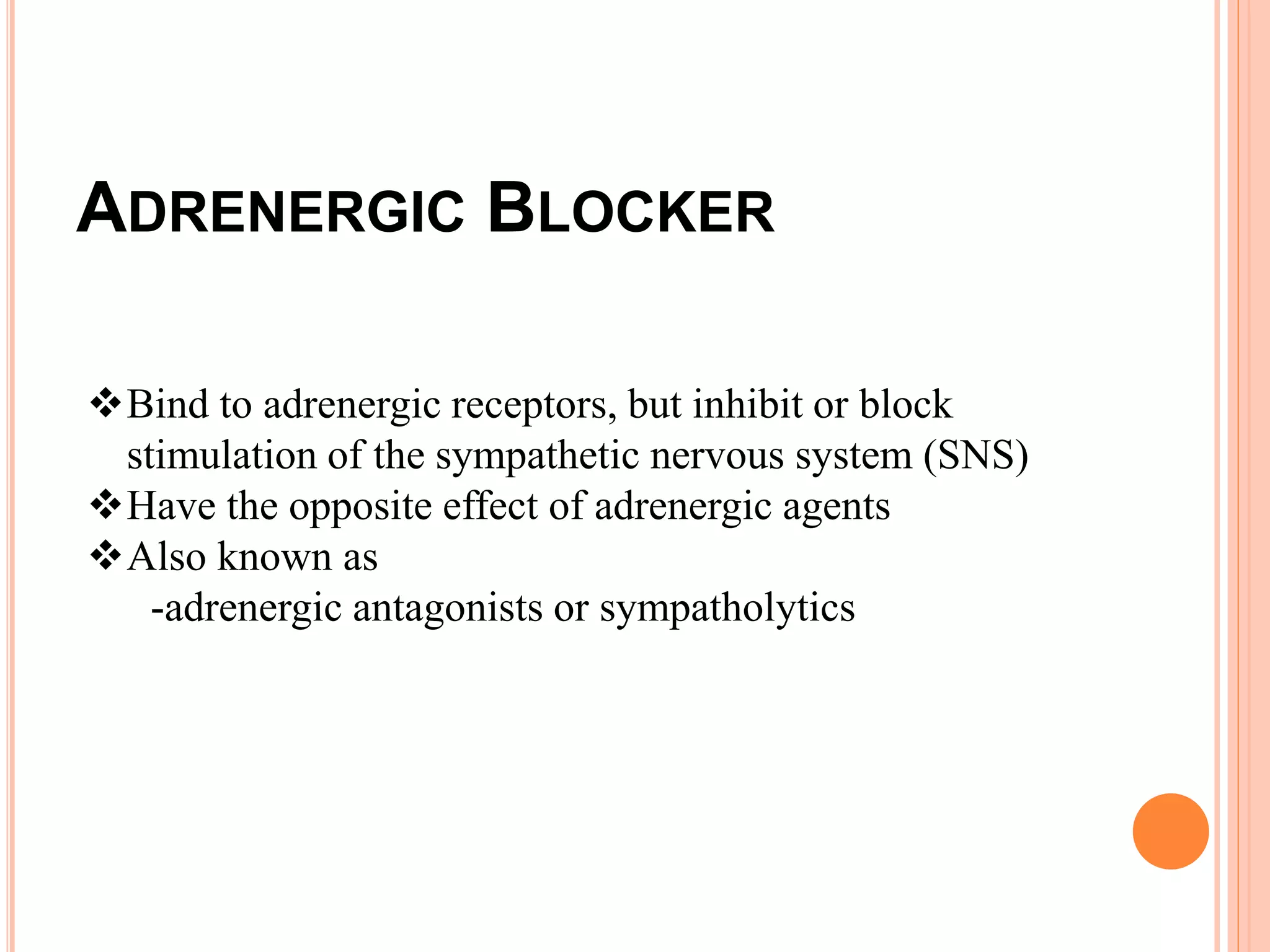 Drugs that affect the autonomic nervous system | PPTX