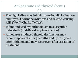 Drugs and Thyroid | PPTX