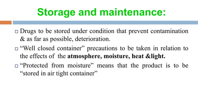 Drug storage | PPTX | Substance Abuse | Diseases and Conditions