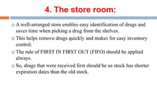 Drug storage | PPTX