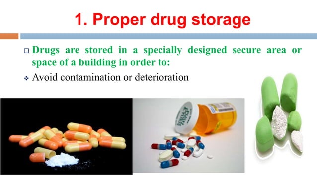 Drug storage | PPTX | Substance Abuse | Diseases and Conditions