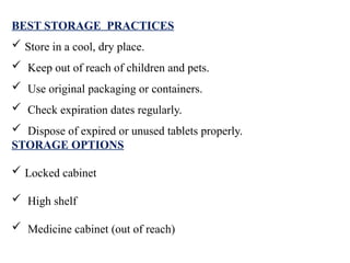 SAFE STORAGE OF MEDICINE AT HOME PPT.pptx