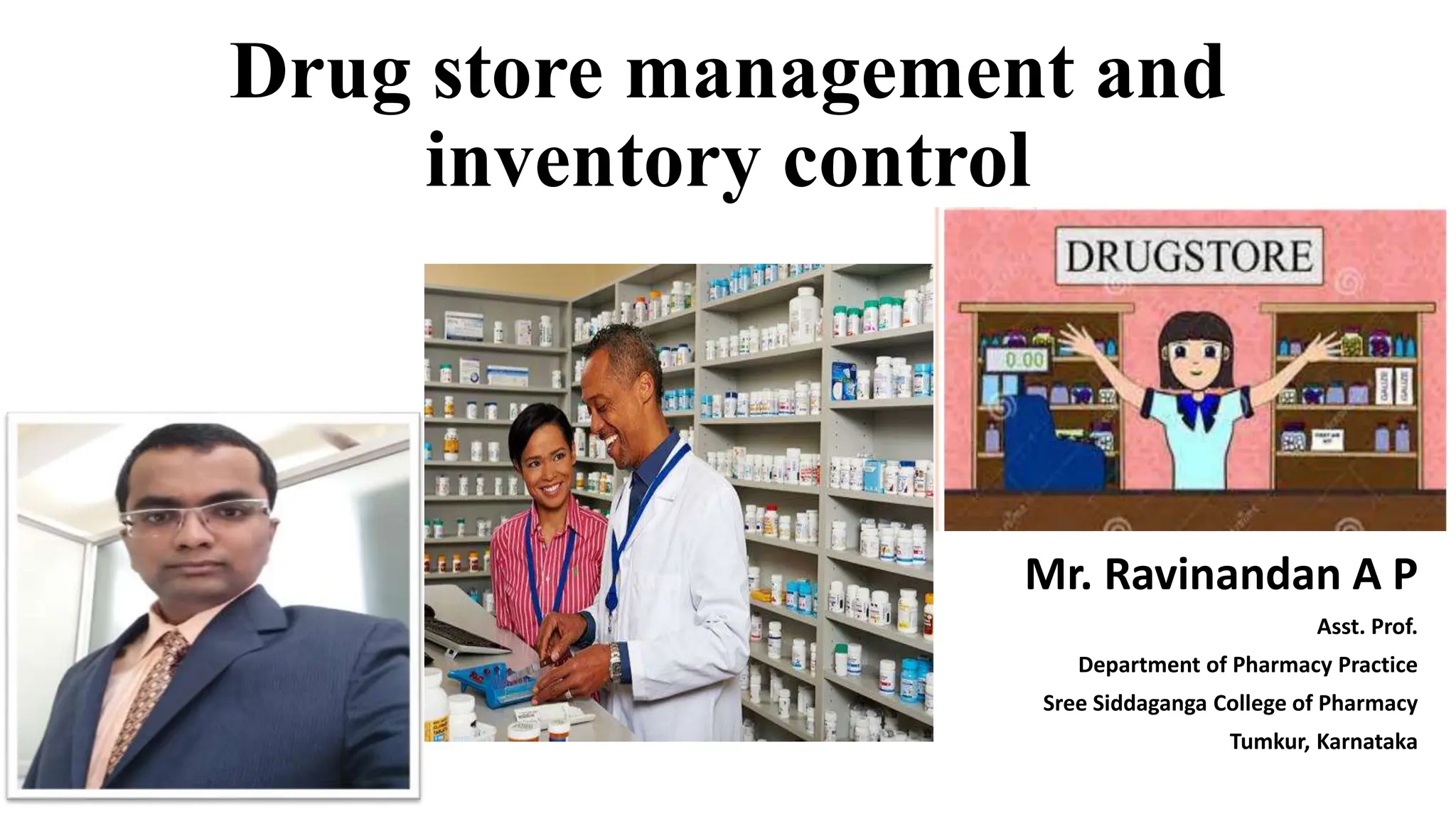 Drug store and inventory, Purchase, ABC method, EOQ, VED | PPTX