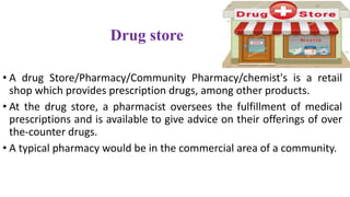 Drug store and inventory, Purchase, ABC method, EOQ, VED | PPTX