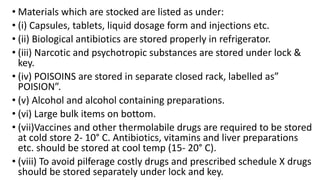 Drug store and inventory, Purchase, ABC method, EOQ, VED | PPTX