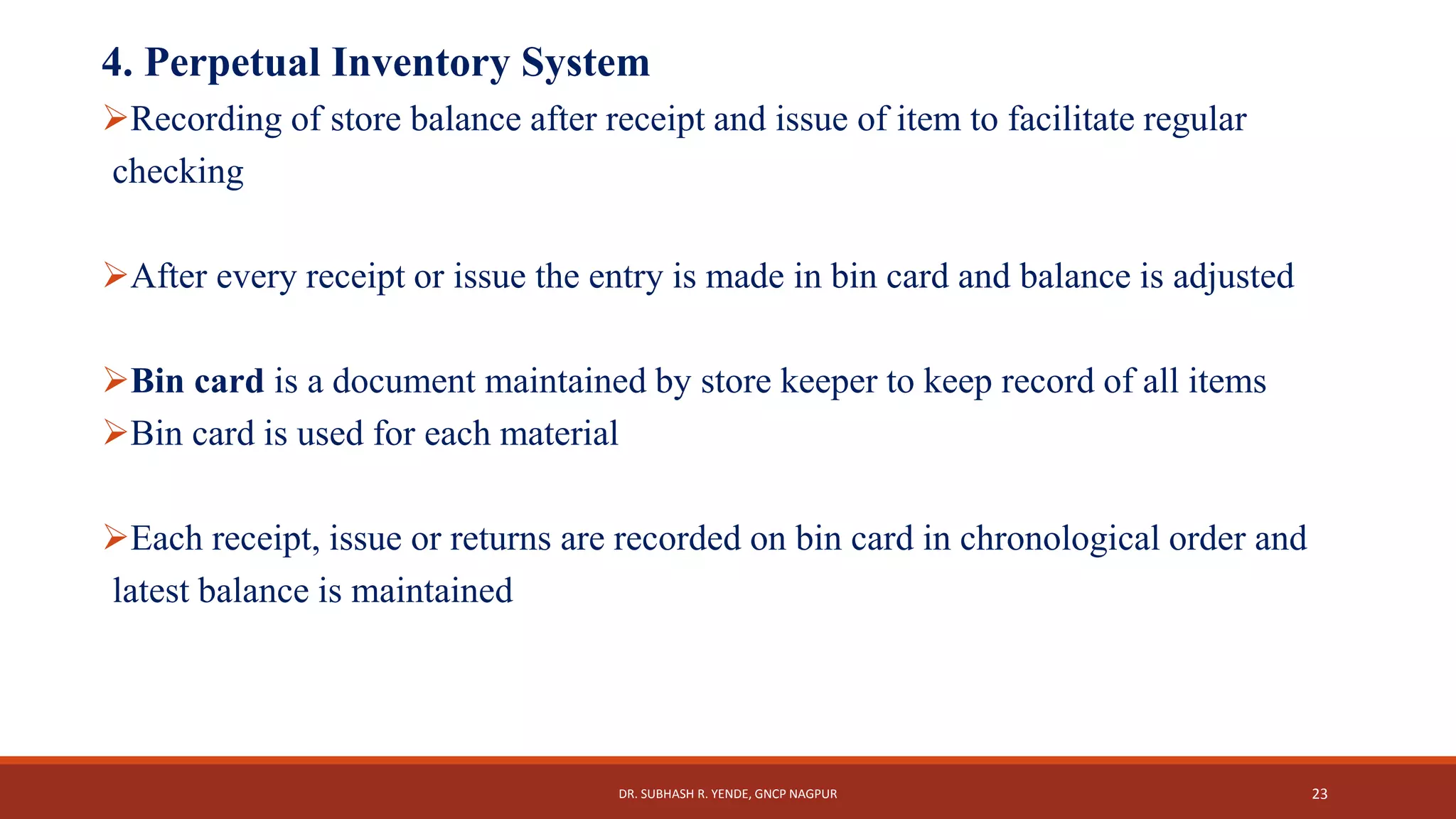 Drug Store Management and Inventory Control | PPTX