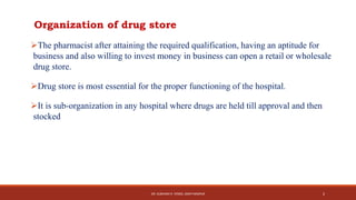 Drug Store Management and Inventory Control | PPTX