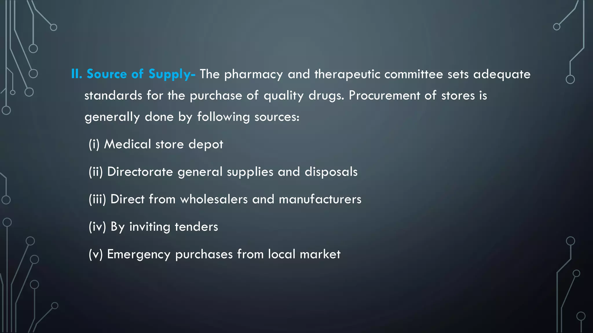 Drug store management & inventory control | PDF