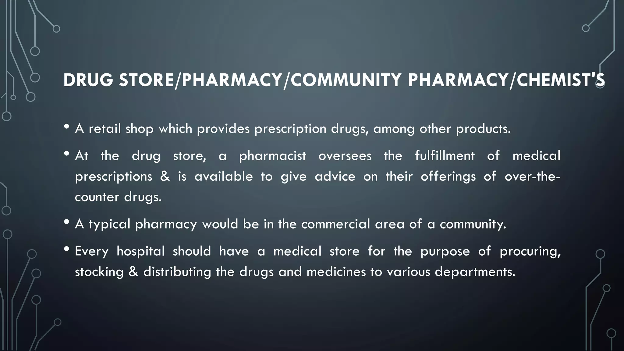 Drug store management & inventory control | PDF