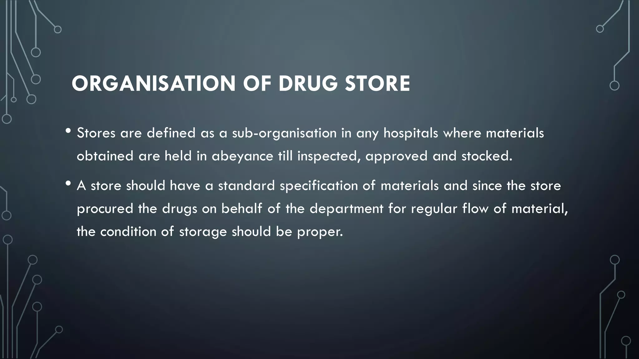Drug store management & inventory control | PDF