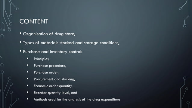 Drug store management & inventory control | PDF