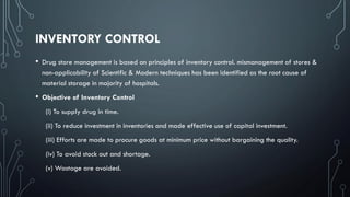 Drug store management & inventory control | PDF