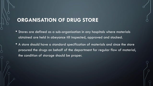 Drug store management & inventory control | PDF