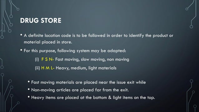 Drug store management & inventory control | PDF