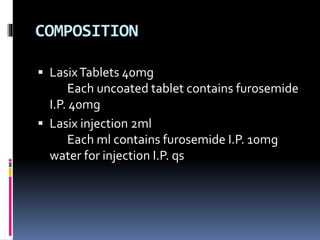 Drug study(diuretic) | PPTX