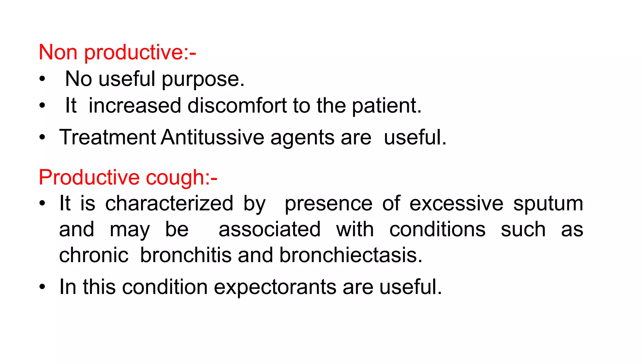 Drugs used for cough | PPTX