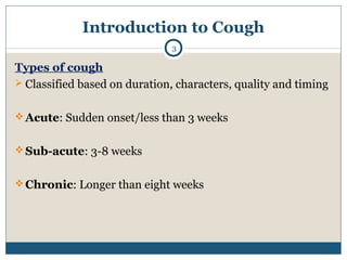 Drugs used for cough | PPT