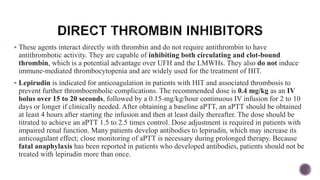 Drugs used for DVT | PDF