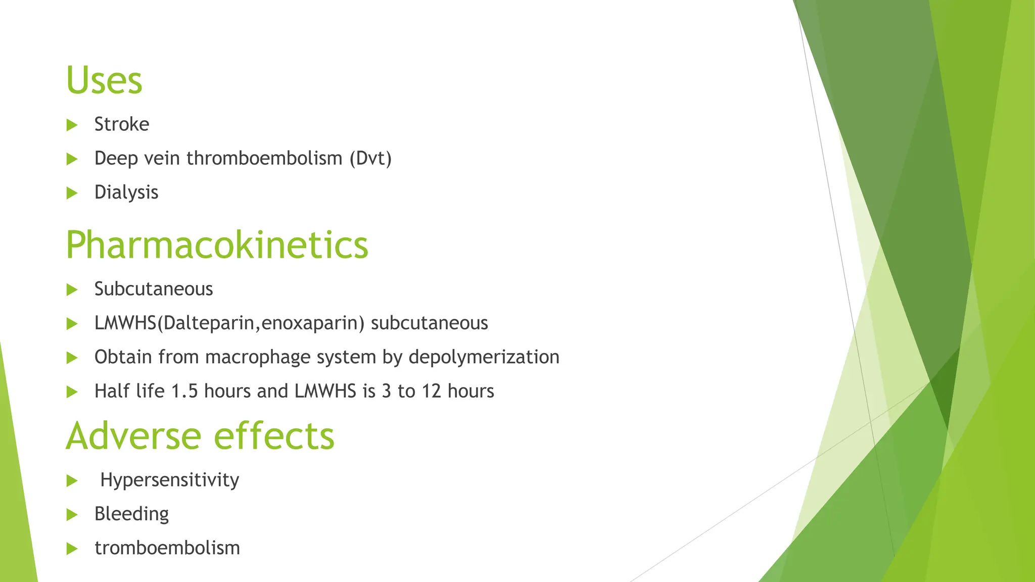 drugs used for the treatment of blood clot.pptx