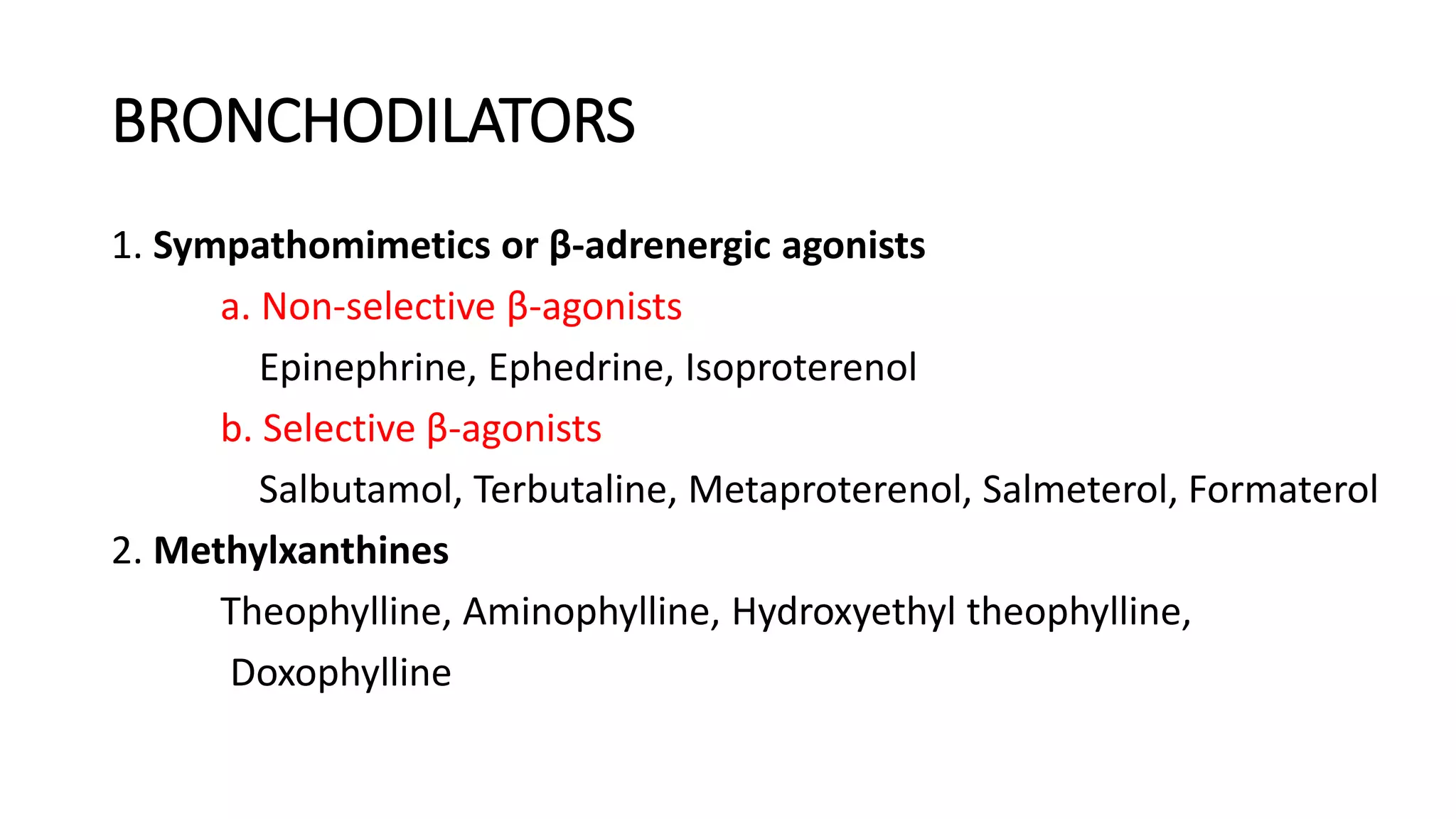 Structure and mechanism of action of Drugs for the treatment of asthma.pptx