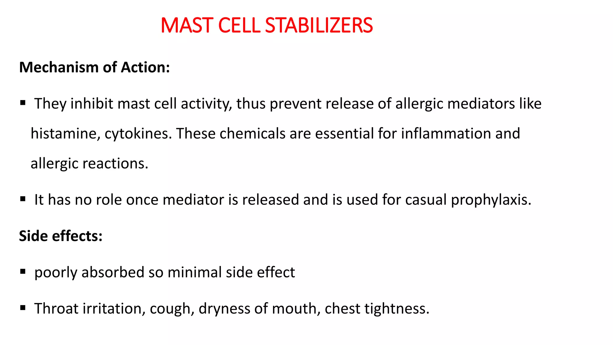 Structure and mechanism of action of Drugs for the treatment of asthma.pptx