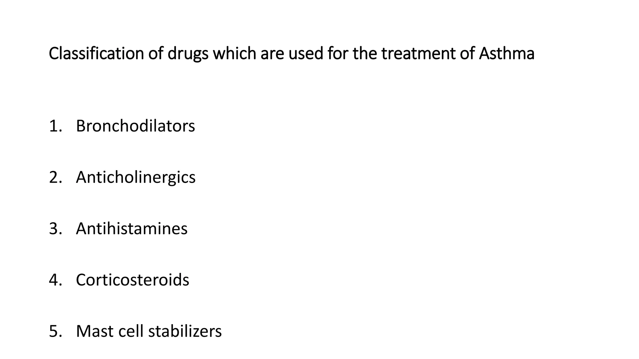 Structure and mechanism of action of Drugs for the treatment of asthma.pptx