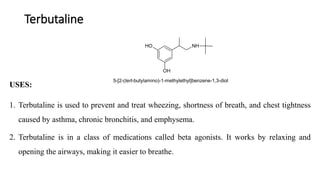 Structure and mechanism of action of Drugs for the treatment of asthma.pptx